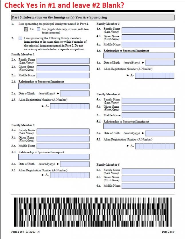 I-864 Help Needed - Sponsoring both parents - Immigration forums for ...