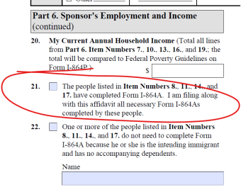Form I864 sponsorship for mother - Immigration forums for visa, green ...